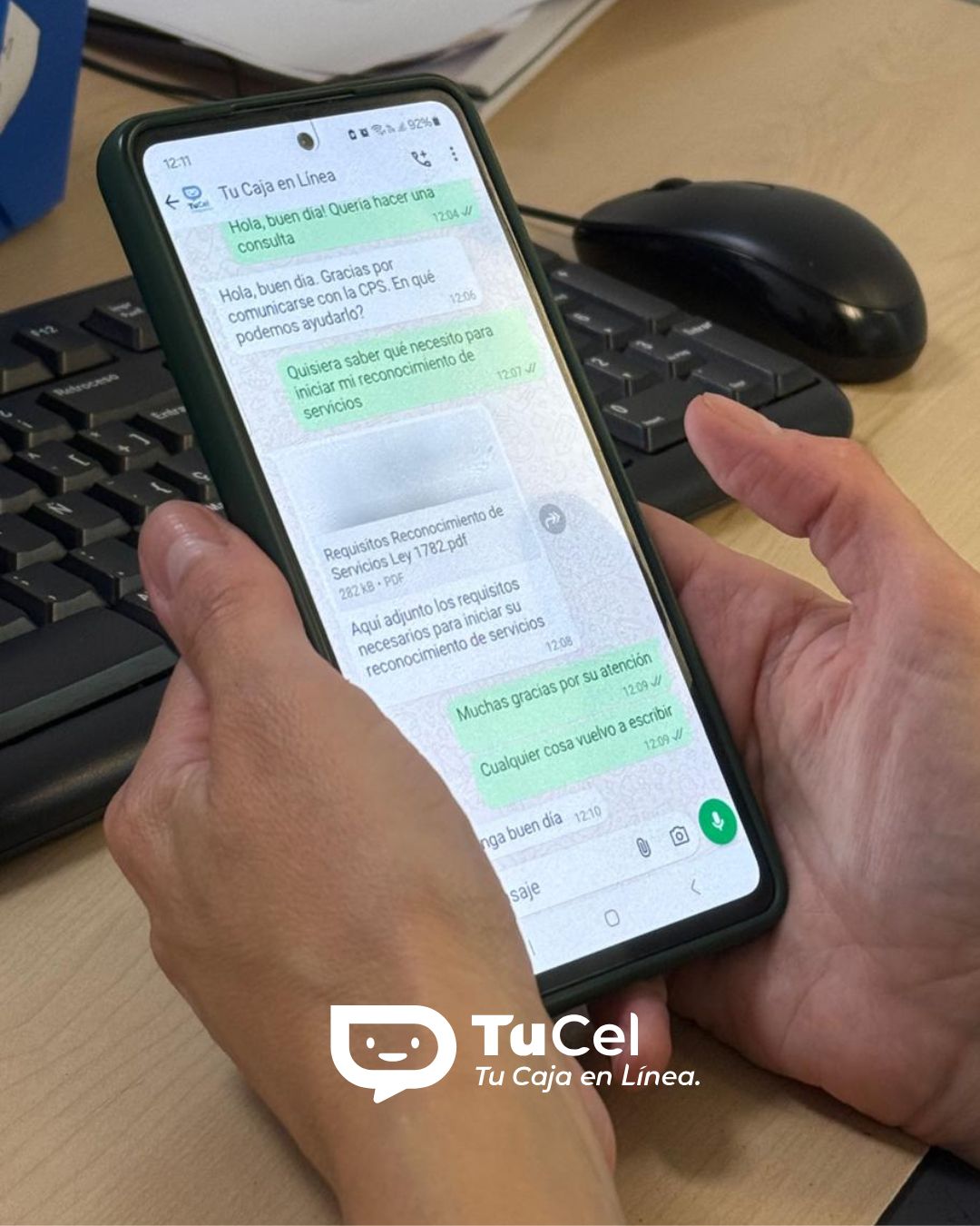 La Caja de Previsión Social lanza “TuCeL”, la línea de contacto única para consultas y reclamos ...